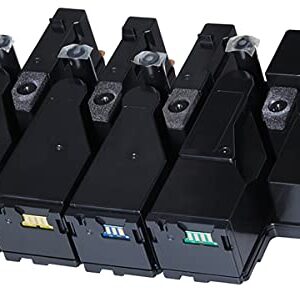 Offstar Replacement for Xerox Phaser 6000 6010 WorkCentre 6015 Toner Cartridge 106R01630 106R01627 106R01628 106R01629 (KCMY 4 Pack)