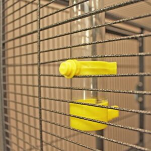 Water Silo - Water Cage Accessory - Sugar Gliders, Hedgehogs, Squirrels, Prairie Dogs, Degus, Opossums, Marmosets, Monkeys, Parrots, Birds, Rats & Other Small Pets