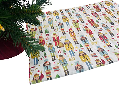 Westmon Works Nutcracker Tissue Paper 20 Inch x 30 Inch Sheets Bulk Set for Christmas Wrapping Featuring Classic Holiday Nut Crackers Pack of 20