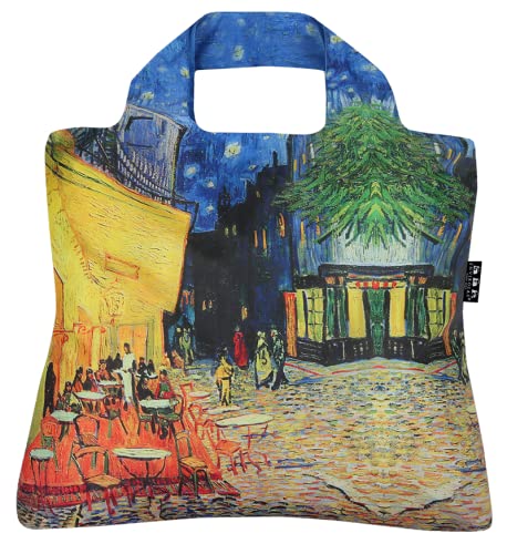 Envirosax Van Gogh Pouch Reusable Bag Polyester Shopping Grocery Bags Set of 5 Foldable Water Resistant