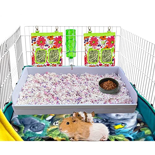 Guinea Pig Litter Box for All C&C and Midwest Cages,Guinea Pig Bedding Litter Box,Guinea Pig Kitchen Area Keep The Guinea Pig Cage Clean and Tidy