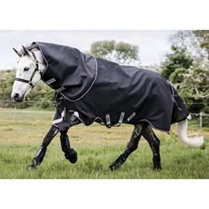 horseware ireland rambo supreme turnout lite 0g, color: navy/burg,dustyblu&nvy, size: 78 (aaasa0-bqdb-78)