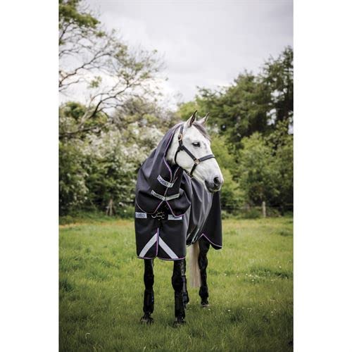 Horseware Ireland Rambo Supreme Turnout Lite 0g, Color: Navy/Burg,DustyBlu&NVY, Size: 78 (AAASA0-BQDB-78)