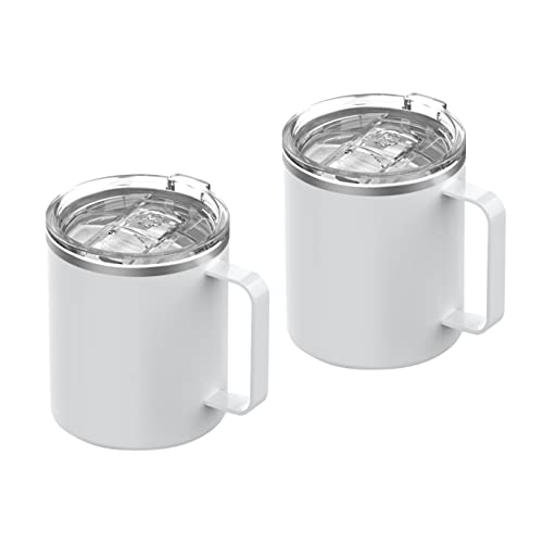 GOODBREW GoodBrew Camp Mug Stainless Steel Insulated Mug with Strainer Lid Double Wall Comfortable Grip