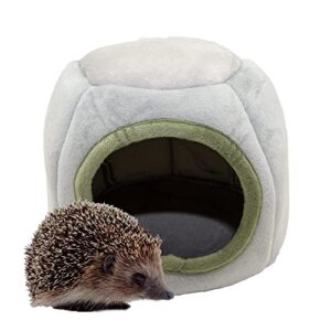 guinea pig cave beds guinea pig hideout cozy hideout for chinchilla ferrets hedghog (grey, pumpkin)