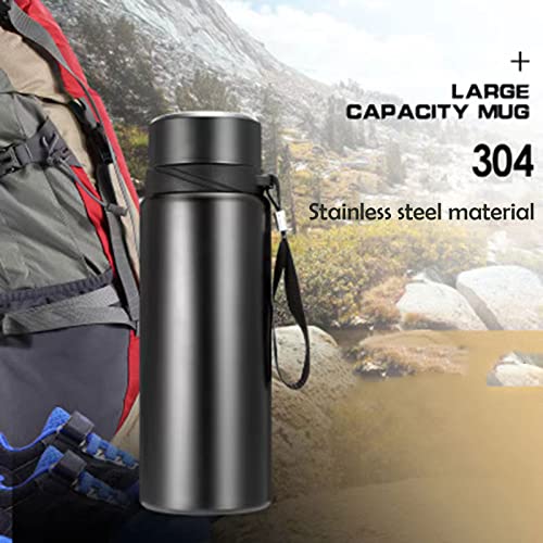 Hroruforg Thermos,Thermos for Hot Drinks with Lanyard,Coffee Thermos,Travel Mug with Leakproof Lid,Flasks for Hot