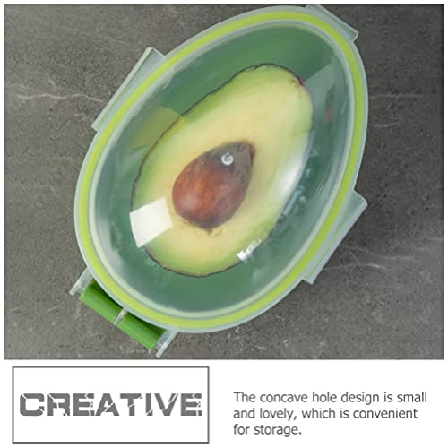 OSALADI Avocado Keeper Avocado Storage Saver Holder Fruit Container Seal Organizer to Keep Your Avocados Fresh for Days