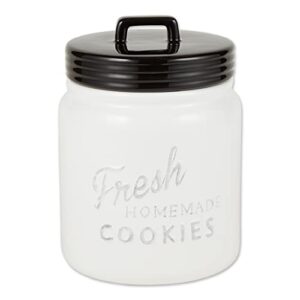 dii kitchen accessories collection ceramics, cookie jar, black