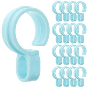 scicalife 25pcs windproof hooks clothing hanger buckle hooks clothes rod round hooks