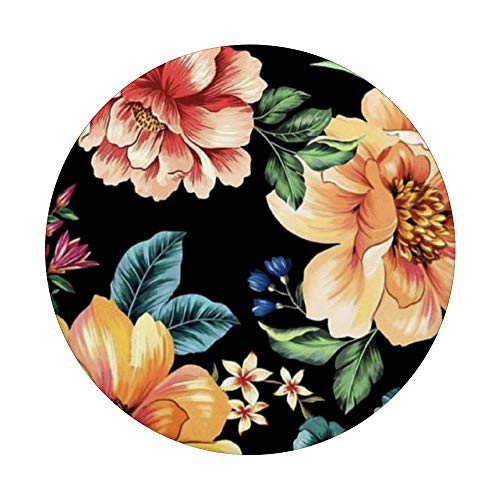 Vintage Floral Pattern Phone Popper PopSockets Swappable PopGrip