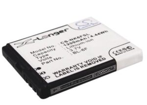 xsp 1100mah replacement battery n6f10t bl-6f mn cubo a688 n95 8gb n78 n79 e65 n95 x5-scdma 6290 6710 navigator n96 n93 n93i c5-scdma x5-01 6210 navigator