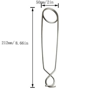 HSCGIN Mouth Spreader 2PCS 8.66Inch/22cm Stainless Steel Water Bottle Hangers Easy Hanging Hook