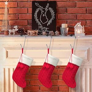 VOSAREA 6PCS Metal Bag Hangers Purse Hooks Christmas Stocking Handbag Holder for Table Desk