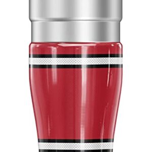 THERMOS Rutgers University OFFICIAL Jersey Stripes STAINLESS KING Stainless Steel Travel Tumbler, Vacuum insulated & Double Wall, 16oz