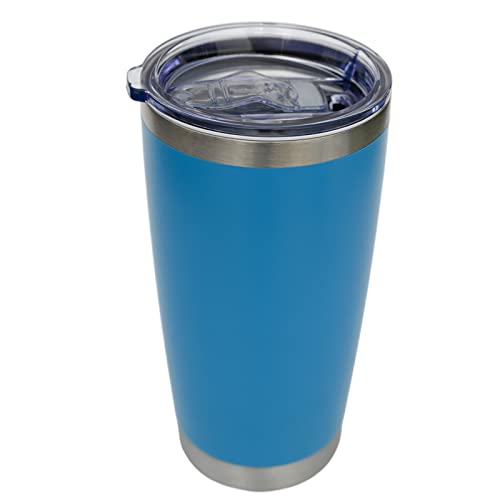 Wotermly Travel Coffee Mugs with Lid, Blue Insulated Coffee Mugs, Reusable Temperature Control Coffee Cups Tumblers, 20oz Stainless Steel Double Wall Vacuum Coffee Travel Mug, 1 Blue