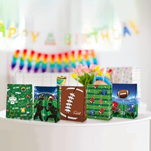 20 Pack Football Party Treat Bags Football Goody Gift Bags Football Candy Hoodies Bags for Football Party Supplies Favor Touchdown Sports Theme Birthday Party Decorations