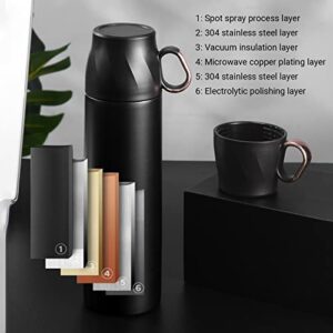 AIPNIS Custom Thermos cup,Engravable with Your Name,with Leakproof Lid & Cup,Coffee cup,Personalized Gift Stainless Steel Water Bottle,Sports Bottle Vacuum-Insulated