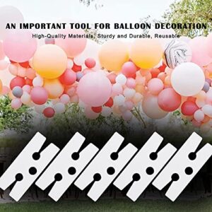 200pcs Plastic Balloon Clips Ties for Sealing, H Shape Bulk Balloon Ties clips Tool for Wedding Party Christmas Birthday Decoration