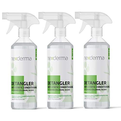 Nexderma Anti-Static Detangler Conditioning Spray for Pets