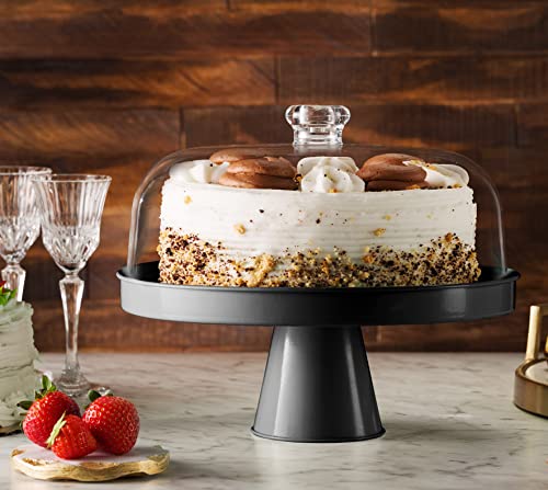 Table Concept Cake Stand, Footed Cake Stand with Lid, Serving Platter, Housewarming Gifts