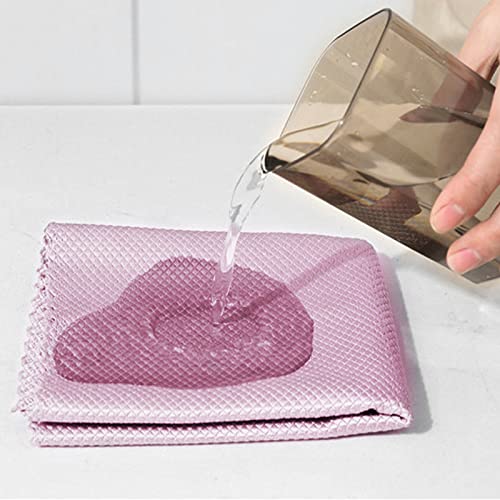 defutay Nanoscale Cleaning Cloth,Softer Highly Absorbent Cleaning Cloths for Window, Glass,Homes,Kitchens and Cars