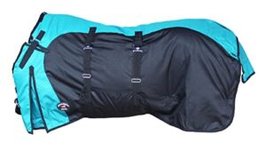 challenger 74" 1200d turnout waterproof rain horse sheet light winter blanket 387lg