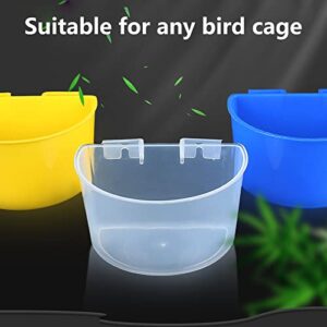 Pigeon Feeder Water 2 Pack Quail Bird Chicken Feeder Water Dispenser Drinkers with Pet Bowls & Feeders Eat Food (Nigh Hole)