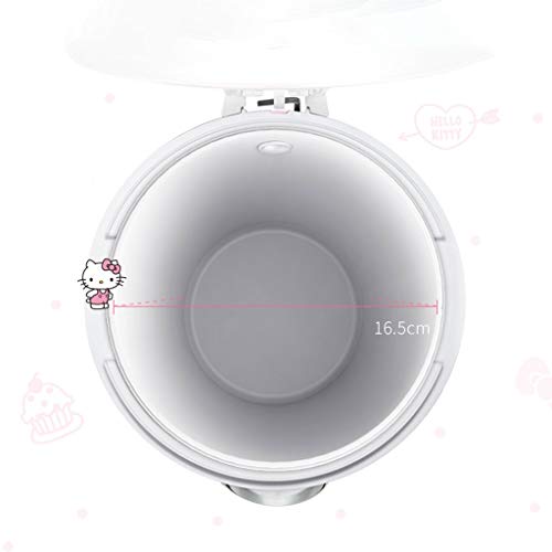 CHENXIANGTA8 Garbage Can Household Stainless Steel Trash Can Foot Pedal Small Paper Basket with Lid Pink Bedroom Kitchen Living Room Bathroom for Girls Garbage Cans for Kitchen