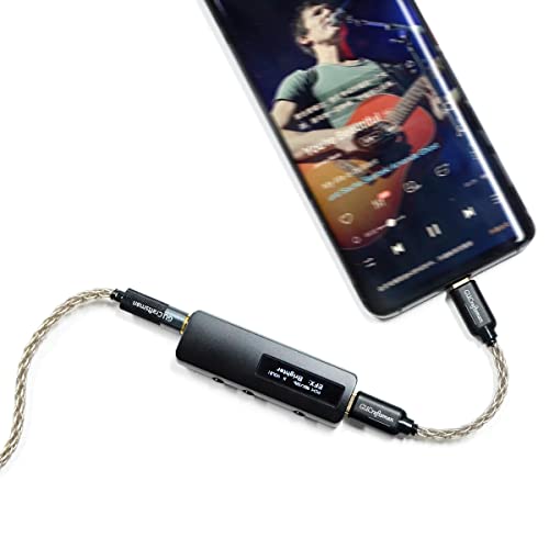 GUCraftsman USB C Type C to Type C Headphone Amplifier Cable 6N Single Crystal Silver for FiiO BTR5 Q1 Q3 Q3s Qudelix 5K xDuoo Link2 XD-05PLUS E1DA 9038G3 9038S 9038D Lotoo PAW S2¡­