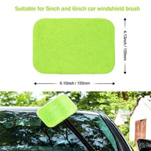 Xindell New Windshield Cleaner, Car Inside Window Cleaning Tool Microfiber Wand with Replaced Microfiber Cleaning Clothes(7 Pack)