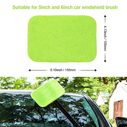 Xindell New Windshield Cleaner, Car Inside Window Cleaning Tool Microfiber Wand with Replaced Microfiber Cleaning Clothes(7 Pack)