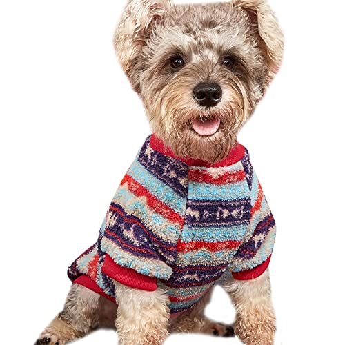 Pet Supplies Pet Clothes Super Soft Round Neck Polyester Pet Dog Ultra-Thick Exquisite Print Sweatshirt Decor for Autumn Pet Clothes Creative