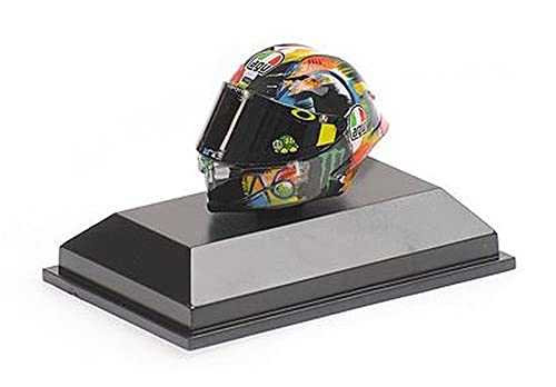 Minichamps 399190066 1:8 AGV Helmet-Valentino Rossi-Winter Test Collectible Miniature car, Multicolored