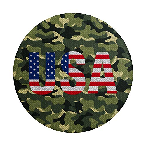 Camouflage USA American Flag Pattern PopSockets Swappable PopGrip