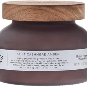 Better Homes & Gardens. 18oz Scented Candle, Soft Cashmere Amber 2-Pack, 34658