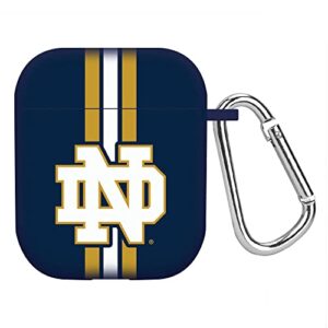 affinity bands notre dame fighting irish hd case cover compatible with apple airpods gen 1 & 2 (stripes)