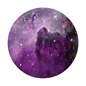 Purple Galaxy Pattern Phone Popper PopSockets Swappable PopGrip