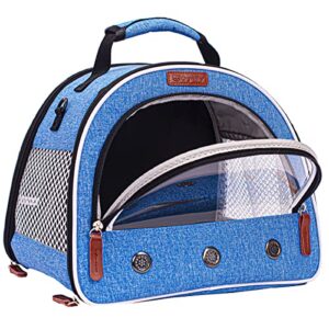 Small Bird Carrier Cage, Bunny Carrier, Pet Carrier for Small Animals Guinea Pig Hamster Rat Travel Carrier Cage