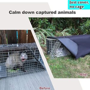 Trap Cage Cover, Animal Trap Cage Cover Small Animal Trap Cover for 1-Door Humane cat Trap 32 x 10 x 12inch, [just Cover，No cage]