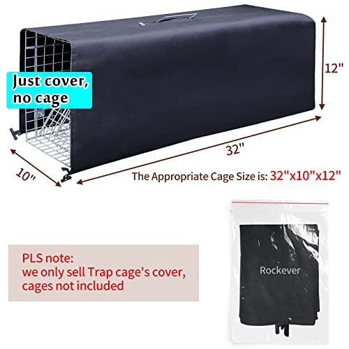 Trap Cage Cover, Animal Trap Cage Cover Small Animal Trap Cover for 1-Door Humane cat Trap 32 x 10 x 12inch, [just Cover，No cage]