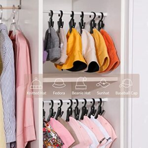 Aosome 15PCS Hat Clips Hanger Organizer Hat Rack Organizer Hooks Hat Storage Organizer for Closet