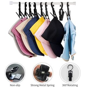 Aosome 15PCS Hat Clips Hanger Organizer Hat Rack Organizer Hooks Hat Storage Organizer for Closet