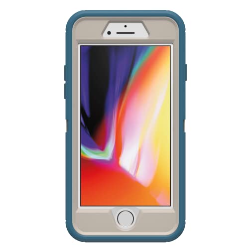 OtterBox Defender Series Rugged Case for iPhone SE 3rd Gen (2022), 2nd (2020), iPhone 8/ 7 (NOT Plus) Case Only/No Holster - Bulk Packaging - Big Sur - with Microbial Defense