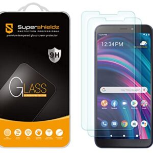 Supershieldz (2 Pack) Designed for BLU View 3 (B140DL) Tempered Glass Screen Protector, Anti Scratch, Bubble Free