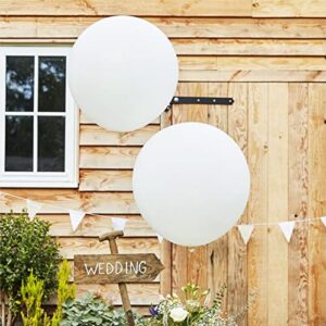 15pcs Latex Big Balloons 24 Inch White Large Balloons Giant Heavy Duty Balloons for Wedding Baby Shower Birthday Party New Year's Day Decorations