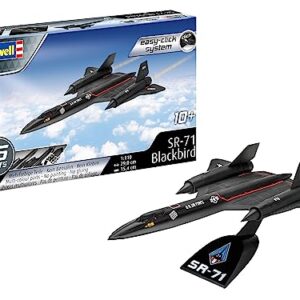 Revell Easy-Click 03652 Lockheed SR-71 1:110 Scale Unbuilt/Pre-Coloured/Click-Together (Non-Glue) Plastic Model Kit