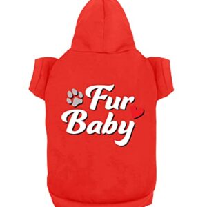 Apparelyn Classy Fur Mama Fur Baby Dog or Cat Matching Pet and Owner Hoodie Sweatshirt Set