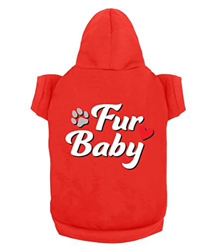 Apparelyn Classy Fur Mama Fur Baby Dog or Cat Matching Pet and Owner Hoodie Sweatshirt Set