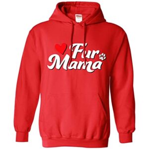 Apparelyn Classy Fur Mama Fur Baby Dog or Cat Matching Pet and Owner Hoodie Sweatshirt Set