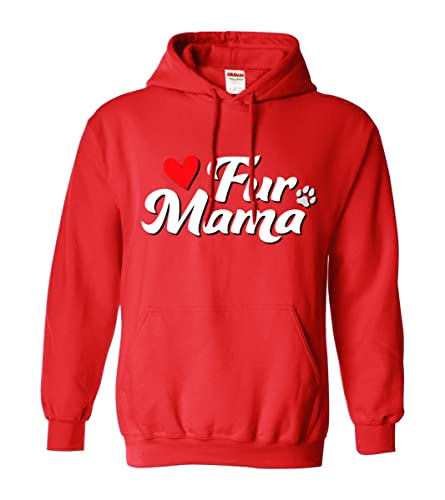 Apparelyn Classy Fur Mama Fur Baby Dog or Cat Matching Pet and Owner Hoodie Sweatshirt Set